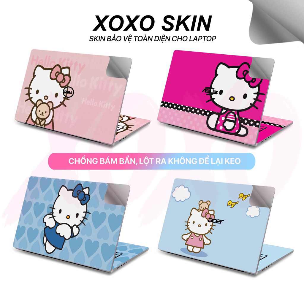 Hello Kitty Laptop Skin Stickers - Pre-cut Laptop Skin Stickers for ...