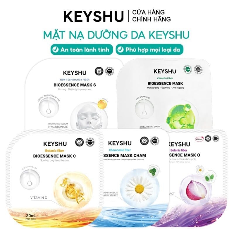 Keyshu Mask Moisturizes, Softens Skin, Supports Anti-Aging Bioessence ...