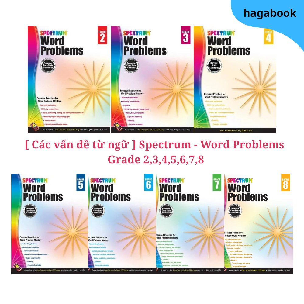 [ Word Problems ] Spectrum - Word Problems - Grade 2,3,4,5,6,7,8 - A4 ...