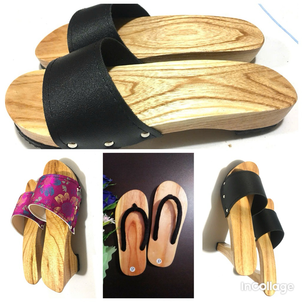 Wooden clogs, Japanese clogs, wooden clogs (factory) | Shopee Malaysia