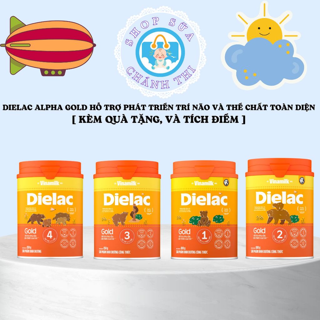 Dielac Alpha Gold 1, 2, 3, 4, Dielac Alpha Gold Vinamilk Milk Supports ...