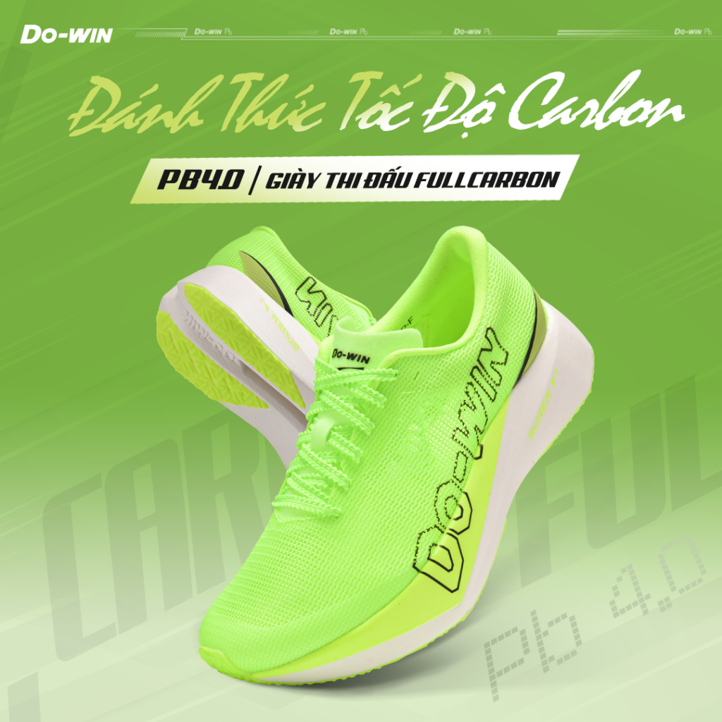 Dowin PB4 Shoes Men's and women's running sneakers with Full Carbon ...