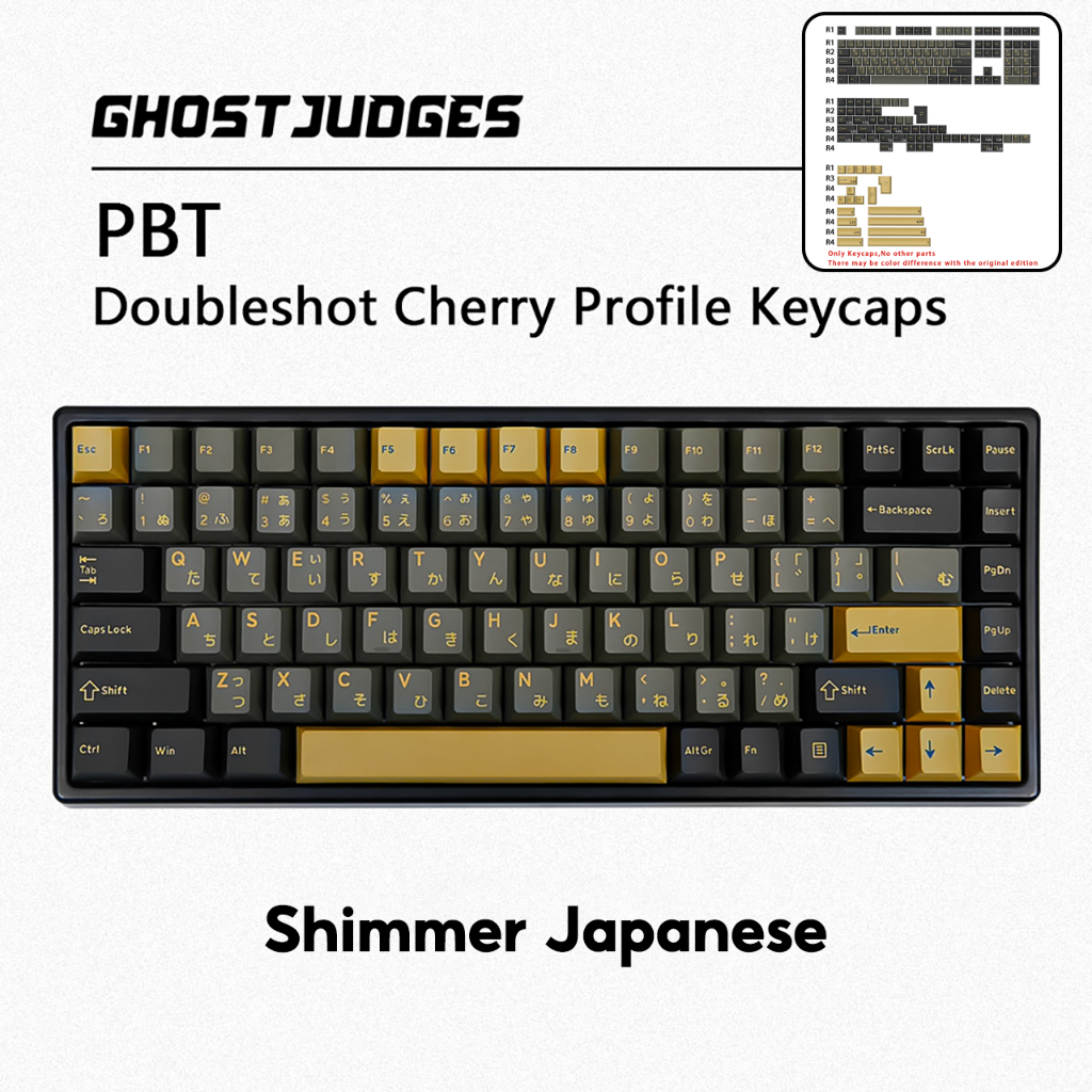 Keycap Ghost Judges - GJ Shimmer Japanese PBT Doubleshot plastic for ...