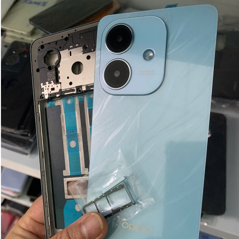Skeleton phone case for oppo A3, A3x (Bone frame, back piece, buttons ...