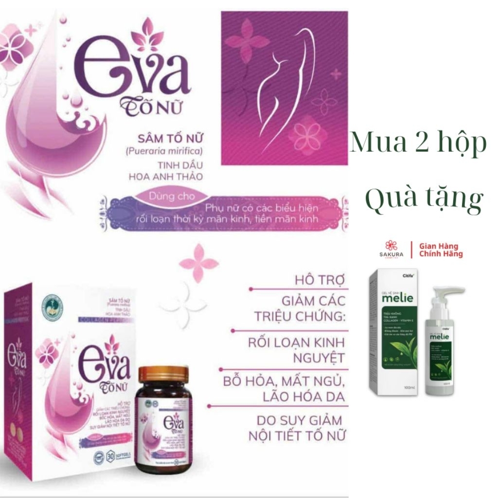 EVA FEMALE GINSENG enhances female hormones, anti-aging, reduces ...