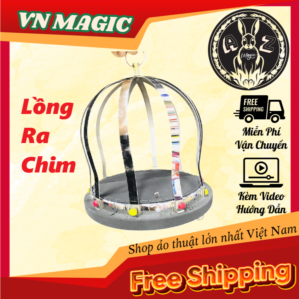Magic of fire cage turns into a pigeon, strong and beautiful cage (with ...