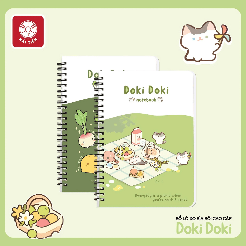 XO Doki A7 Spring Notebook 70x100mm 200 Pages Thickness 70 Gsm ...