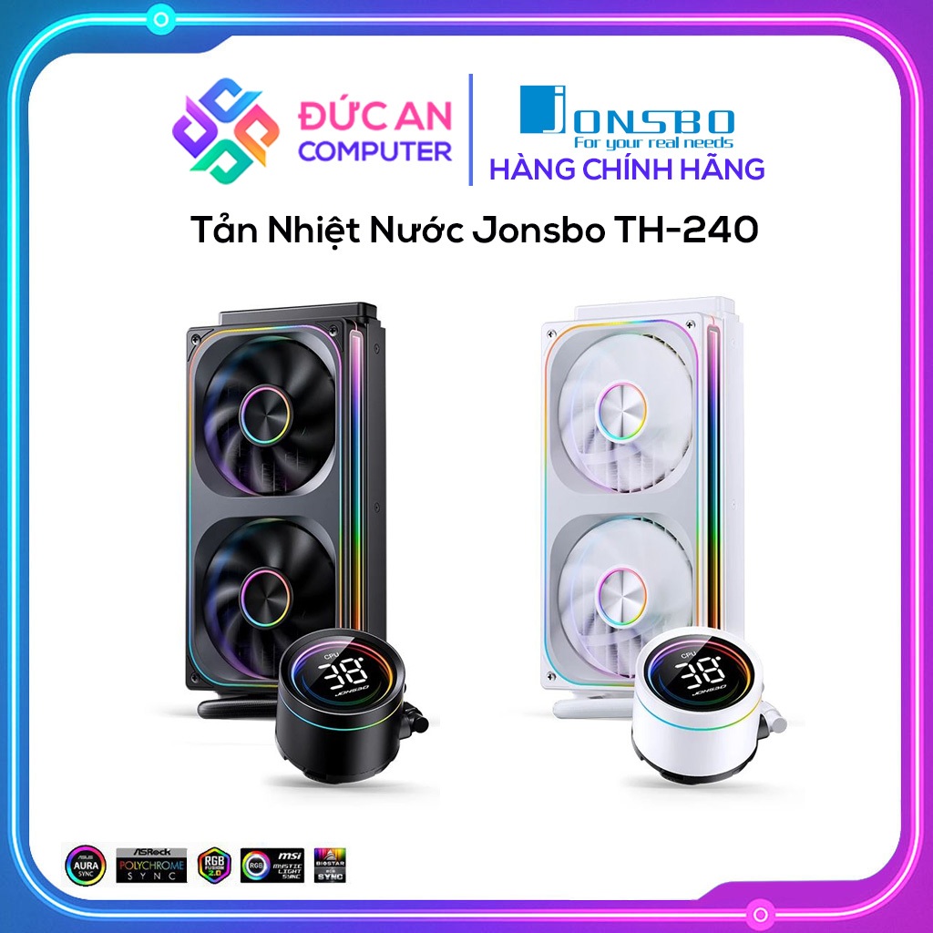 Jonsbo TH-240 All In One Water Cooler (Led ARGB) | Shopee Malaysia