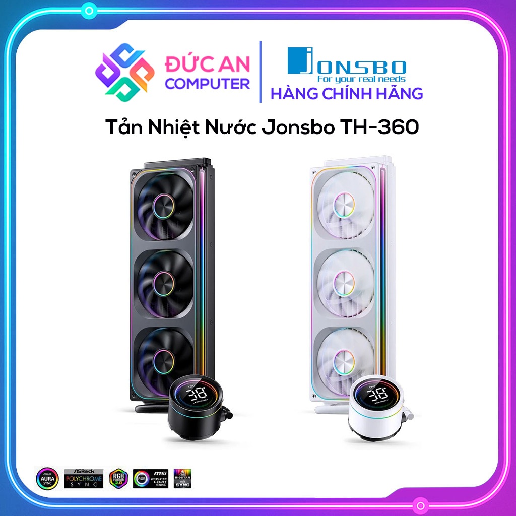 Jonsbo TH-360 All In One Water Cooler Led ARGB AIO Cooler 360 CPU ...
