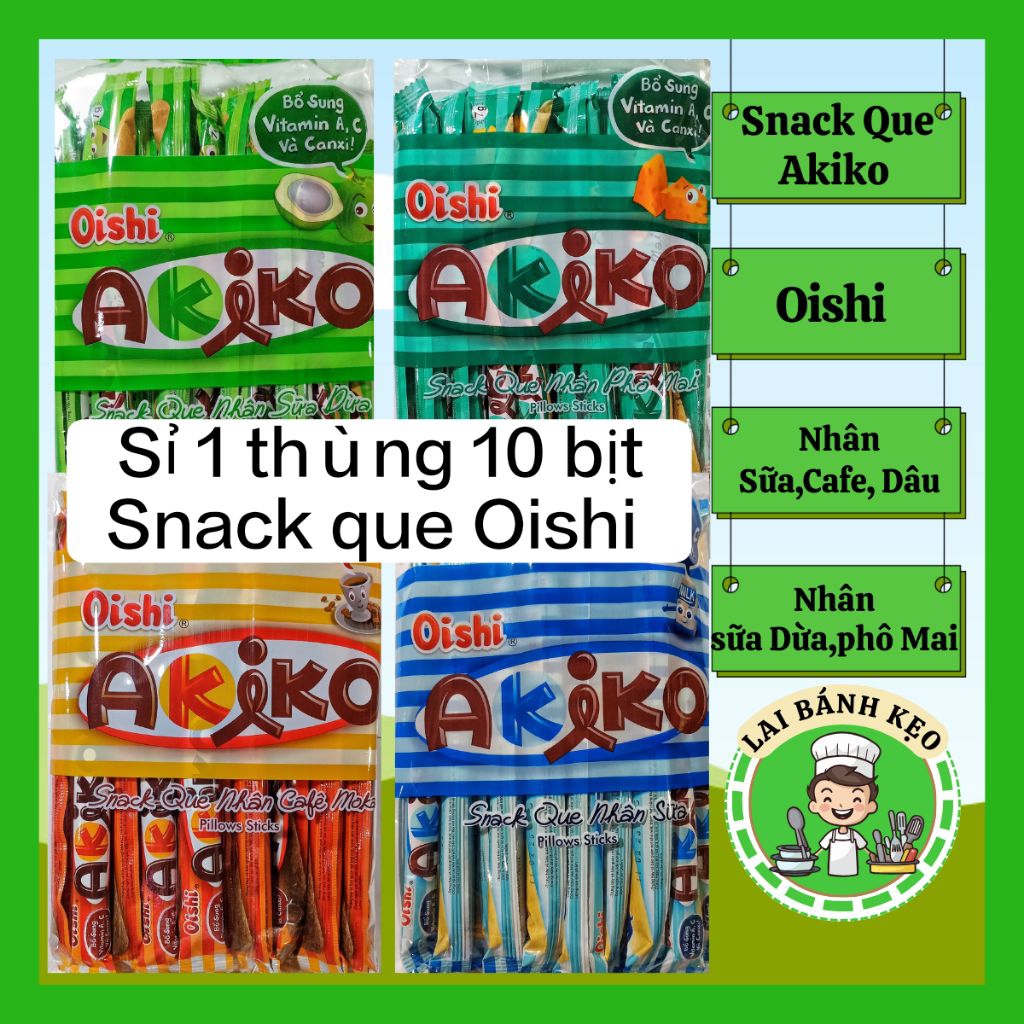 Wholesale 1 box of Oishi Akiko Snack Sticks of all flavors (or choose ...