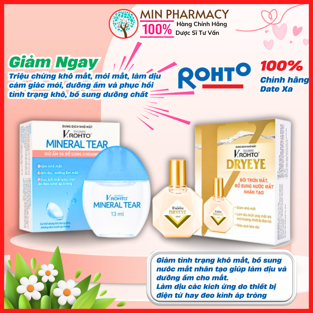 V.Rohto Dryeye eye drops lubricate eyes, supplement artificial tears/ V ...