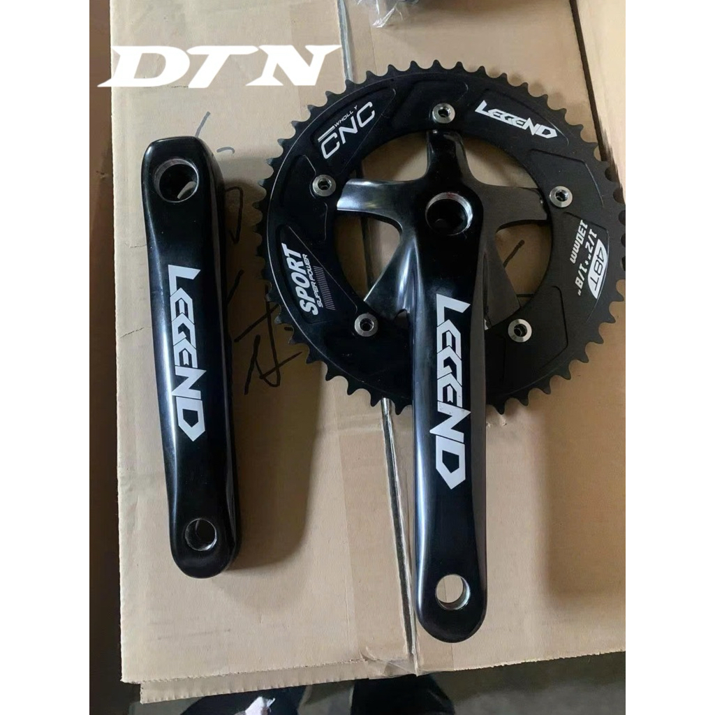 Fixed gear LEGEND aluminum disc crank 1 layer square core 48t | Shopee ...