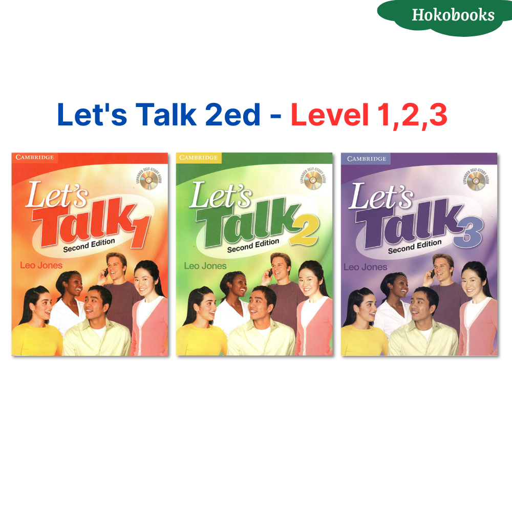 Book - Let's Talk 2ed - Levels 1,2,3 - Beautiful laser print, sharp ...