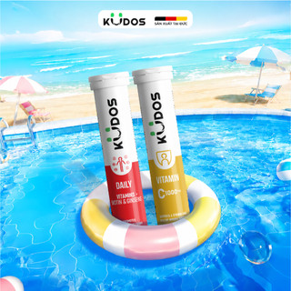 Combo of 2 TPBVSK KUDOS DAILY effervescent tablets multivitamin ...