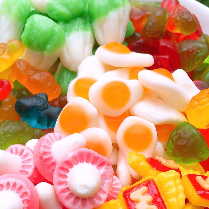 500g Flexible Omelette-shaped Gummy Candy, Ready Mixed Assorted ...