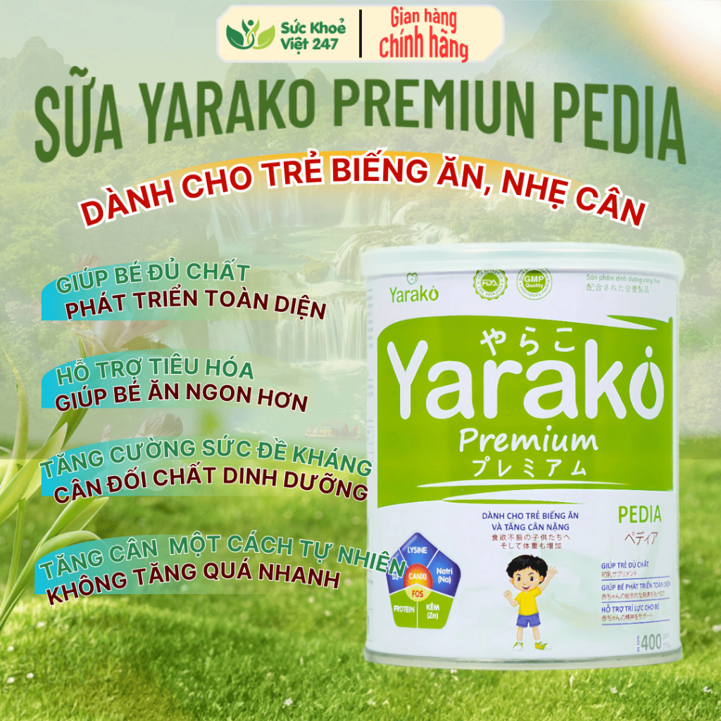YARAKO Premium Pedia Milk for Anorexic Babies - Supports Weight Gain ...