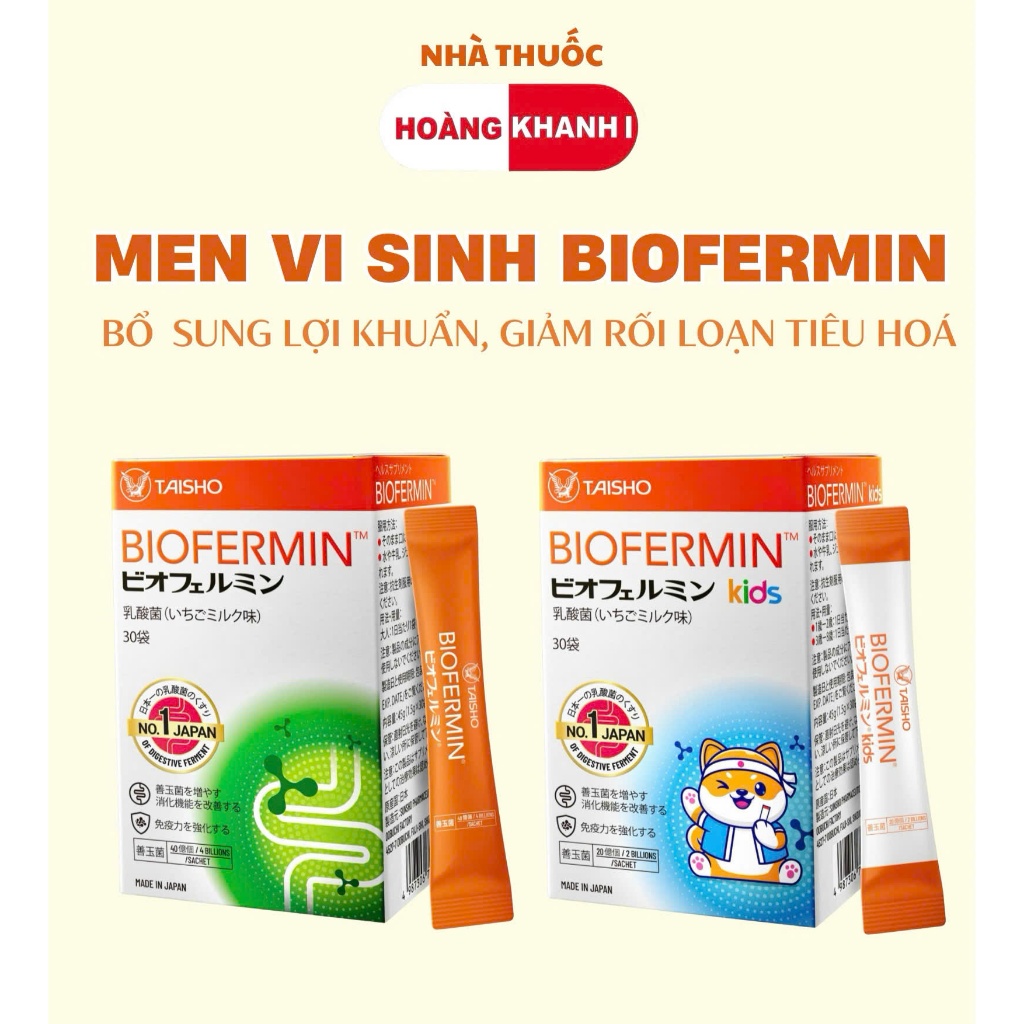 Biofermin Probiotics balance microflora - Box of 30 packs x 1.5g ...
