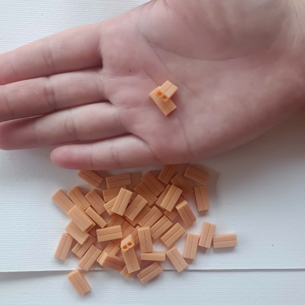 SA Mini card bricks - 220 pieces - [orange] Accessories for making ...