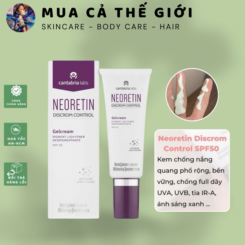 Neoretin Discrom Control Gel Cream SPF 50+ | Shopee Malaysia