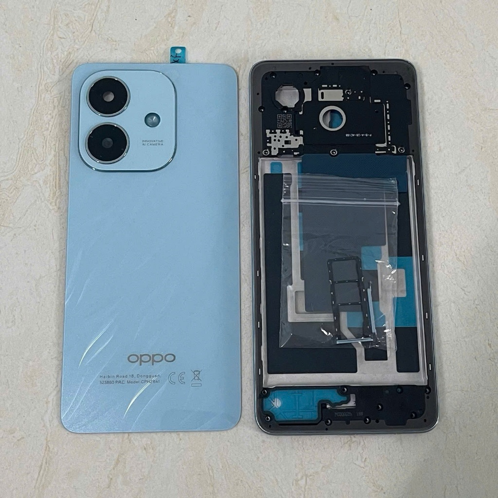 Oppo A3x side cover set, with sim tray, camera glass | Shopee Malaysia