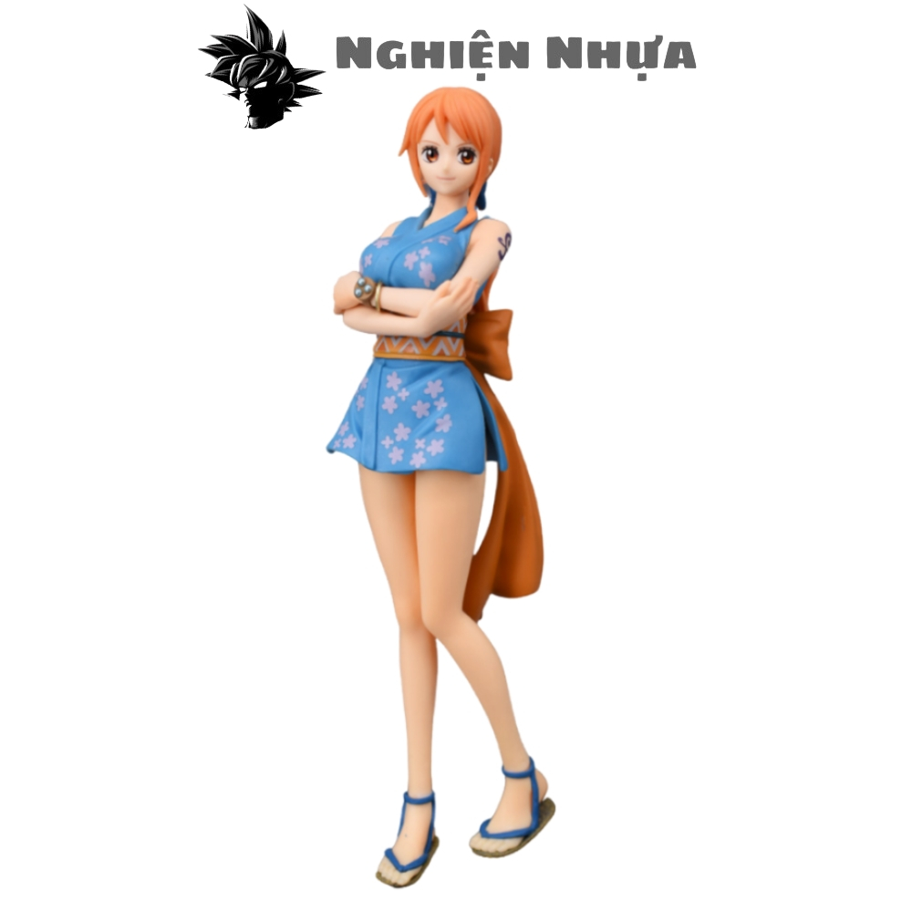 One Piece Nami model in wano country 17cm tall, one piece nami figure ...