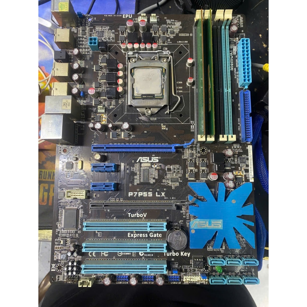 Combo ASUS P7P55 LX Mainboard + Intel Core i5-750 CPU + DDR3 RAM | Office computer - study ...