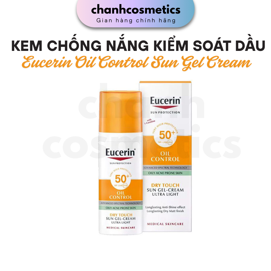 Eucerin Oil Control Sunscreen SPF50+ Oil Control - LEMON COSMETICS ...