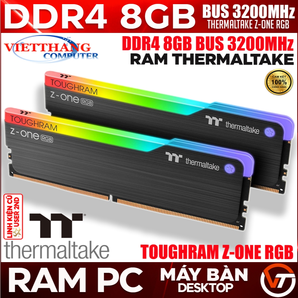 Thermaltake Toughram Z-ONE RGB Computer Ram 8GB DDR4 Bus 3200MHz RGB ...