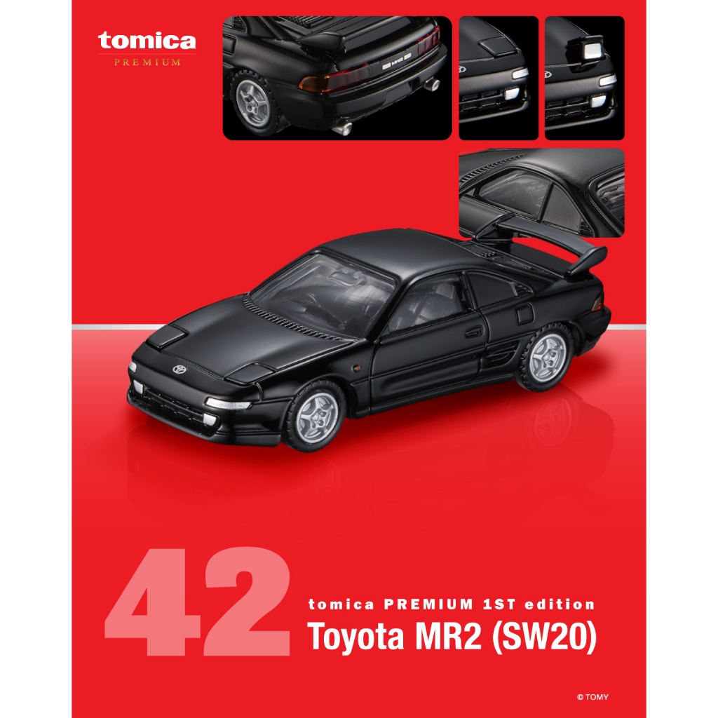 JDM Tomica Premium No.42 Toyota MR2 (SW20) Genuine TakaraTomy Fullbox ...