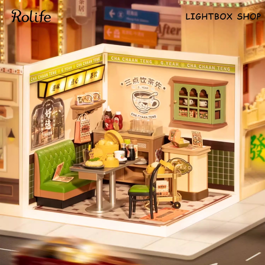 Ver English Rolife Super Creator DIY Dollhouse Made of Robotime Plastic ...