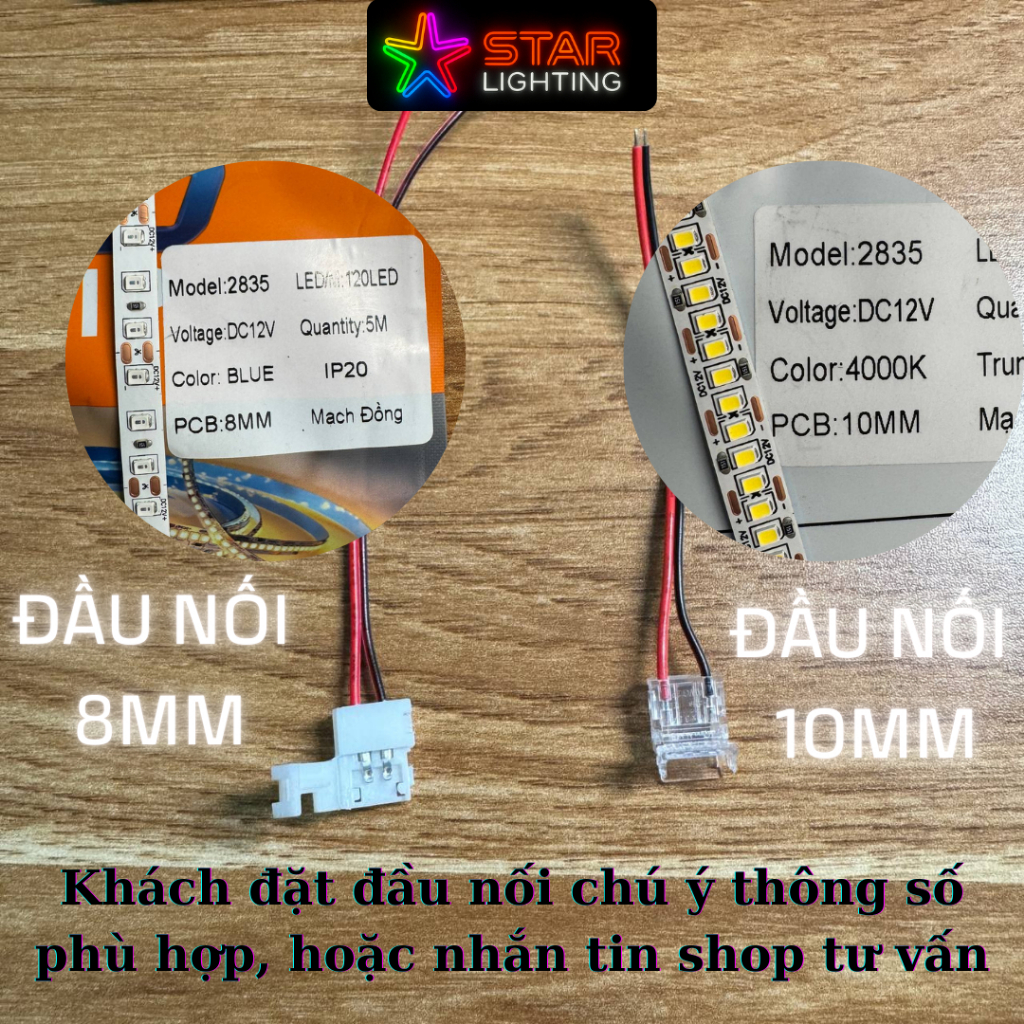 Connector - 12V STAR LIGHTING led strip clamp for construction projects ...