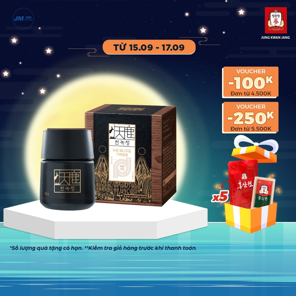 KGC Jung Kwan Jang Premium Cheon Nok Deer Antler Red Ginseng Extract ...