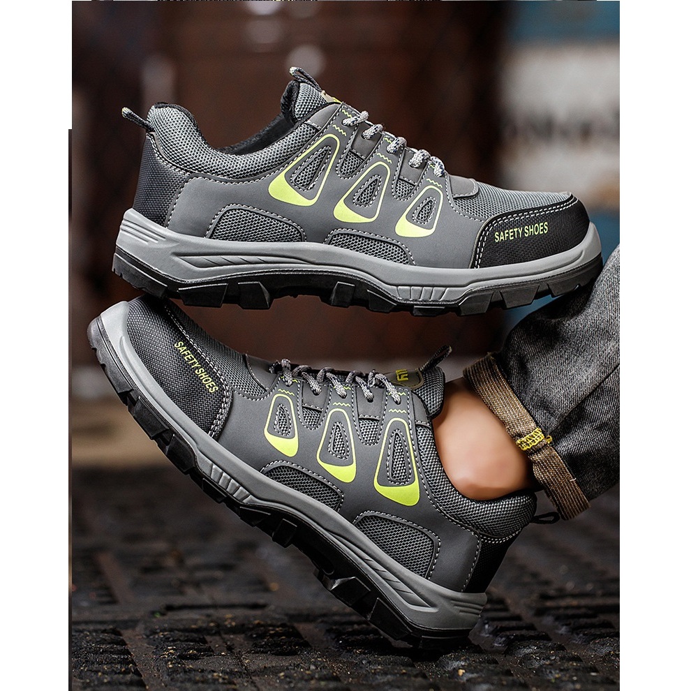 Men's Safety Shoes BH022 (Steel Toe, Steel Sole) Men's Construction and ...