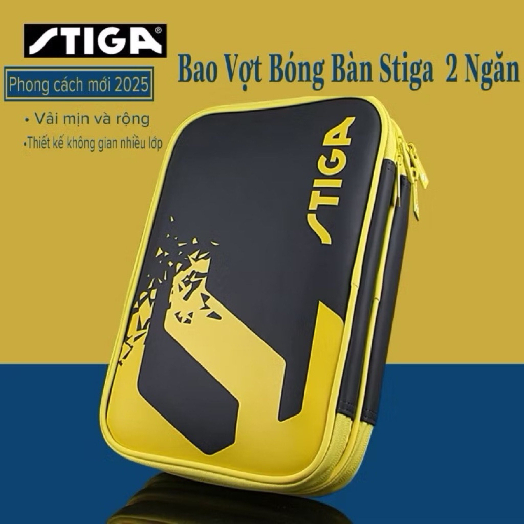 Stiga Table Tennis Racket Cover with 2 compartments, High quality ...