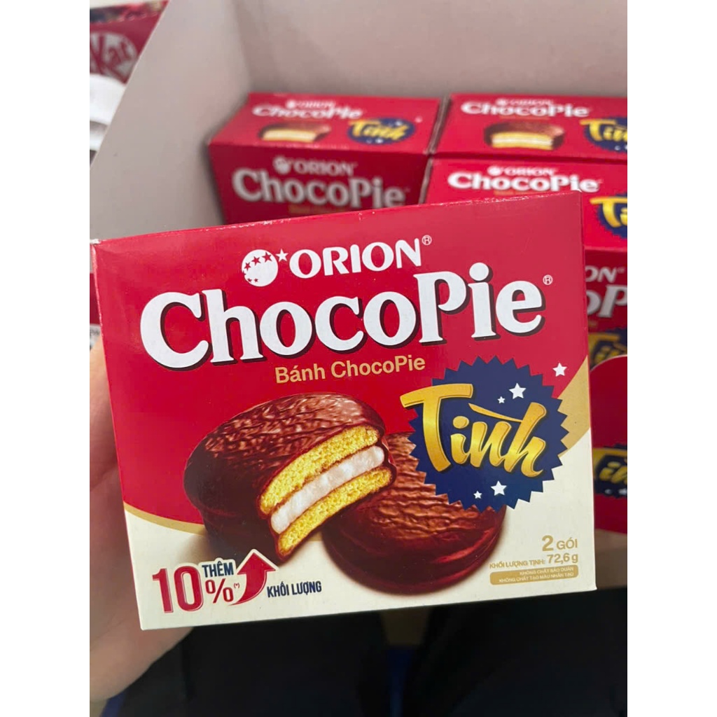 Traditional Chocopie and Custas Orion Sponge Cake box of 2 | Shopee ...