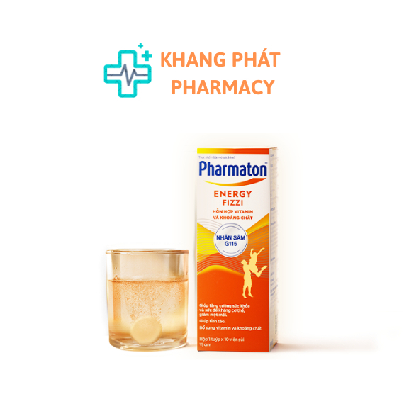 Pharmaton Energy Fizzi health protection food - tube of 10 effervescent ...