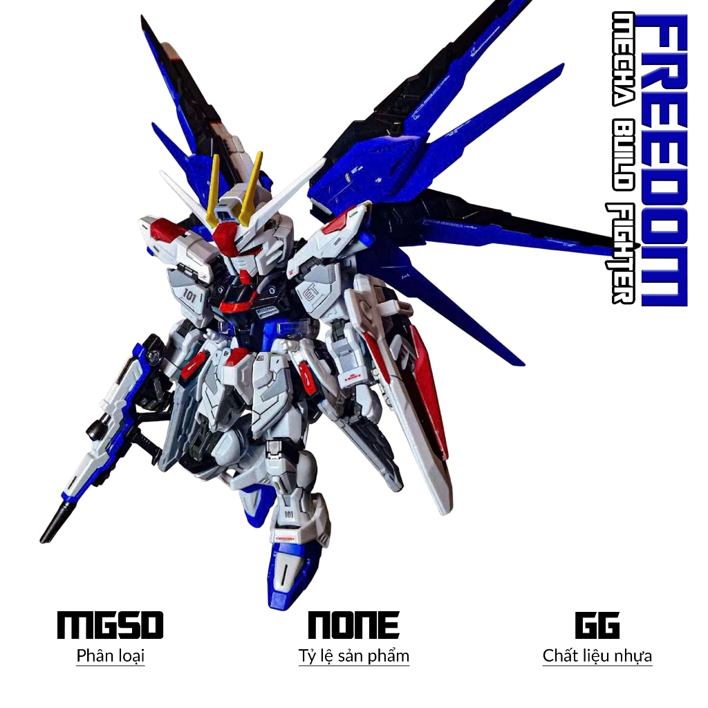 MGSD Freedom Model, Plastic Assembly Toy Model Kit Gundam | Shopee Malaysia