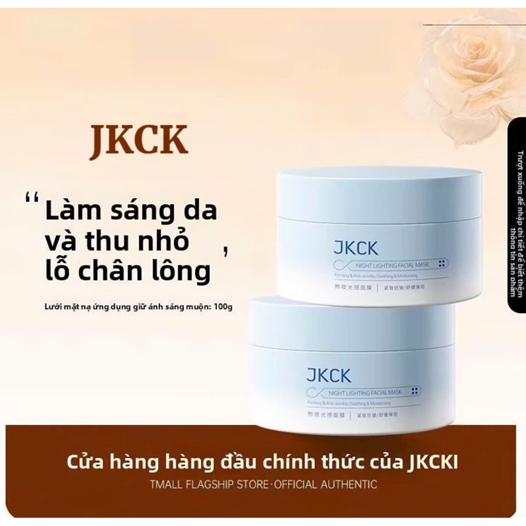 OXY JKCK Mask Reduce Yellow Brighten Antioxidant Moisturizing Stay Up Night Light Sensation ...