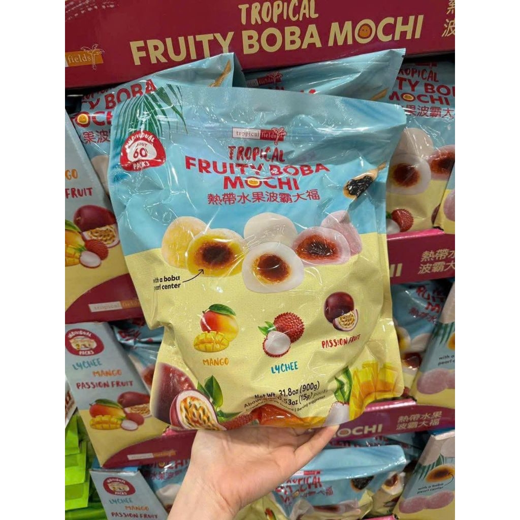 Costco American product date March 2026 - Mochi TROPICAL FRUITY BOBA ...