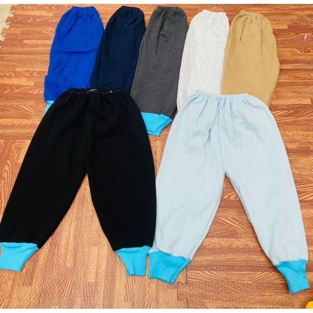 Set of 10 Thick and Warm Cotton Fleece Pants in Ten Colors for Boys and ...