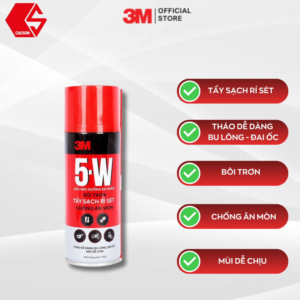 3M 5W (5 Way) multi-purpose anti-rust cleaning spray bottle - (310 ...