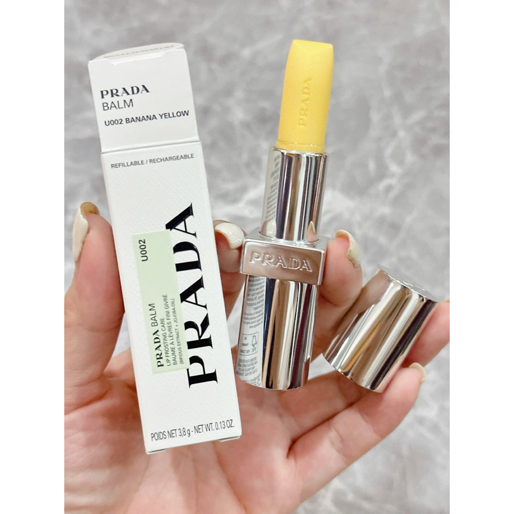 [NEW COLOR] PRADA LIP BALM U002 BANANA YELLOW | Shopee Malaysia