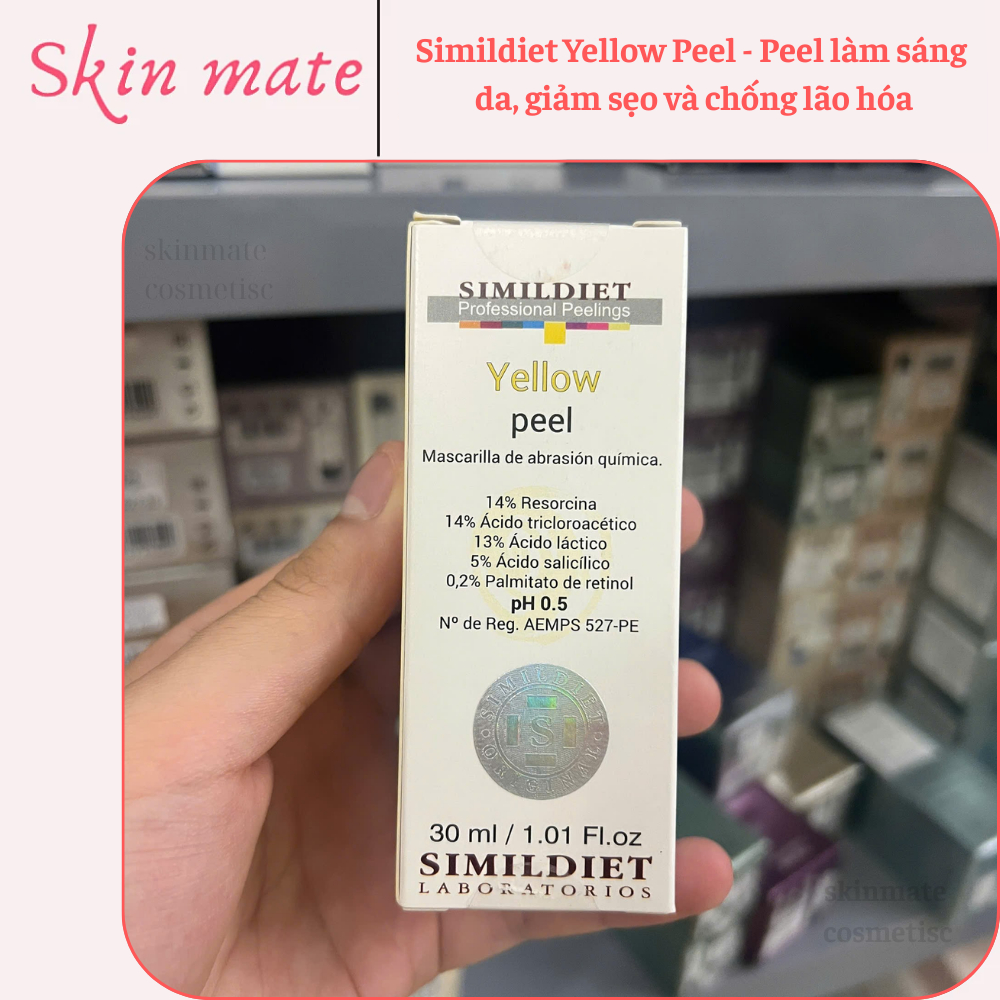 (1ml trial) Simildiet Yellow Peel - Peel to brighten skin, reduce scars ...