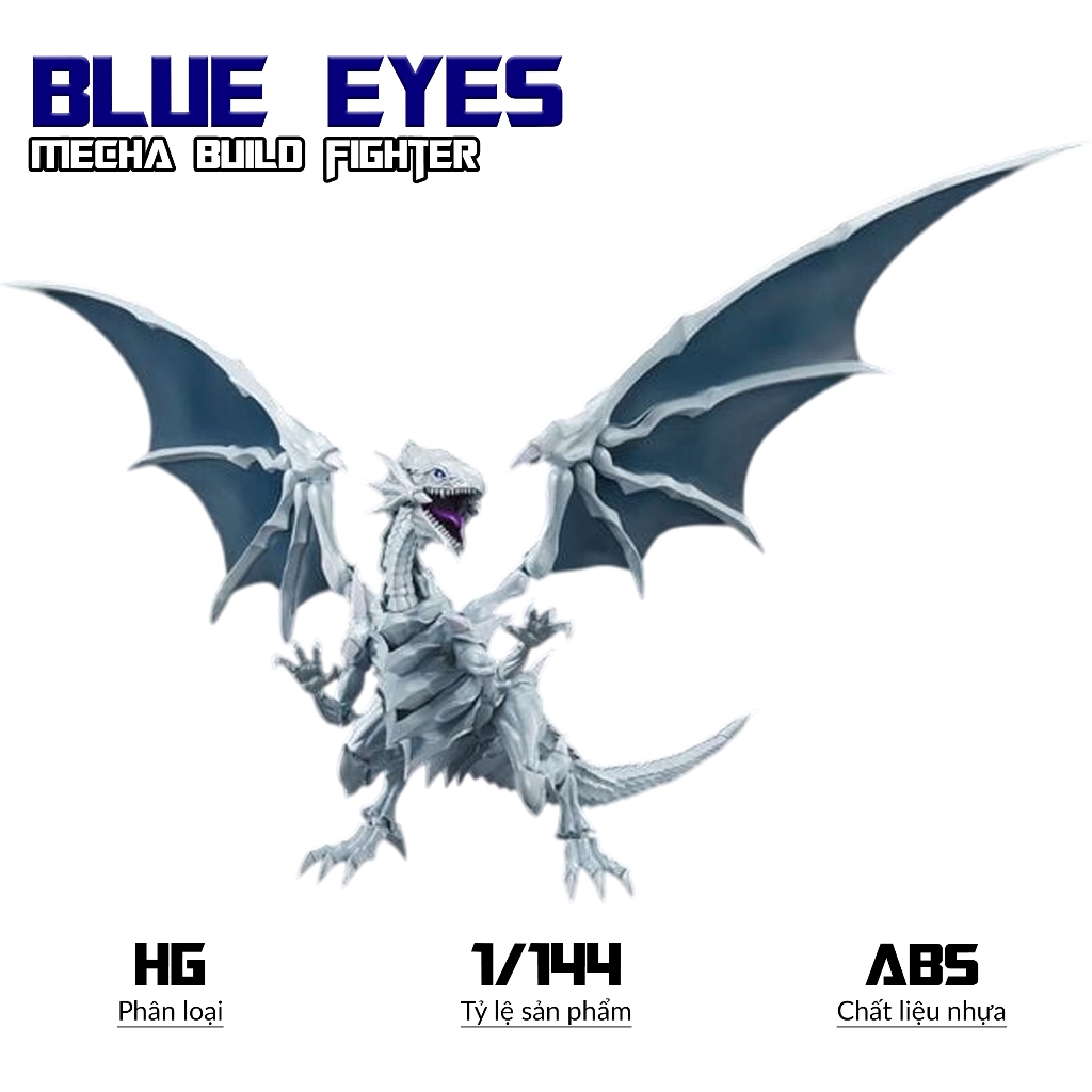 Blue Eyes White Dragon Model Blue Eyes White Dragon Plastic Assembly ...