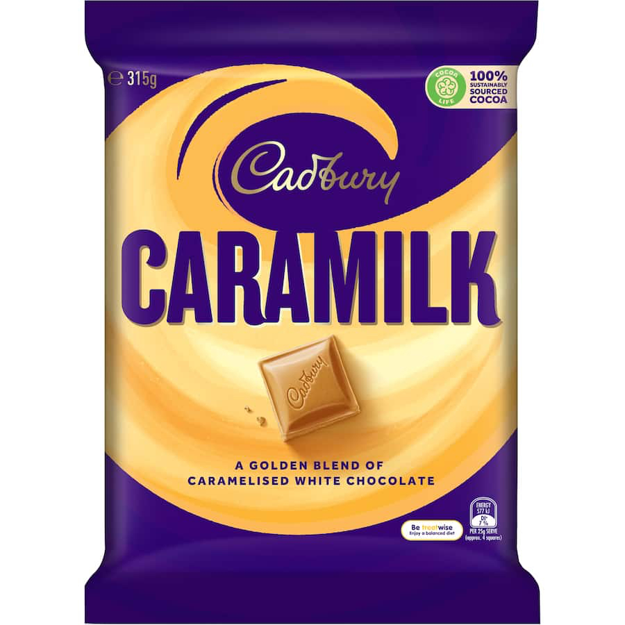 CARAMEL White CHOCOLATE Cadbury Chocolate Caramilk Golden Blend of ...