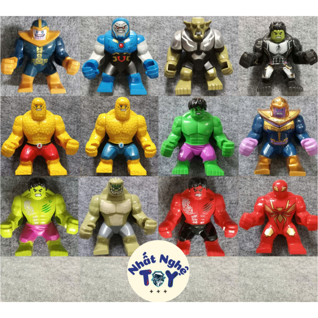 NON minifigures Big Figures assembly toy Marvel superhero characters ...