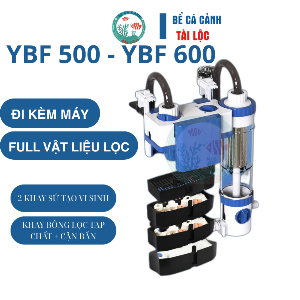 YBF 500 - 600 Sunsun hanging filter has effective fecal separation and ...
