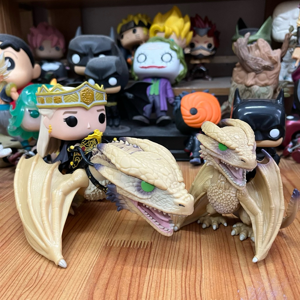 Funko Rides Deluxe Princess Rhaenyra Targaryen riding Syrax Dragon ...