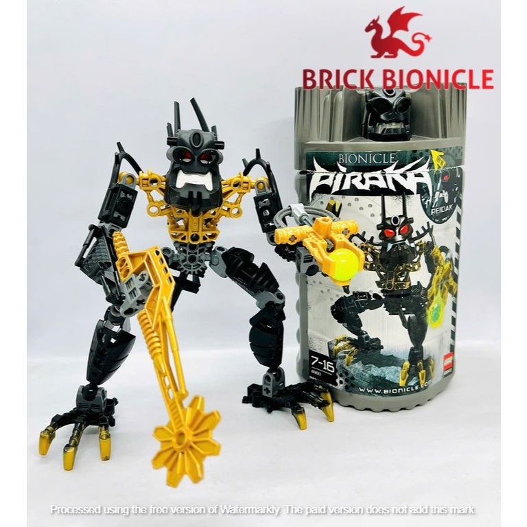 LEGO CLASSIC BIONICLE - BIONICLE PIRAKA ASSEMBLY TOY - 8900 Reidak ...