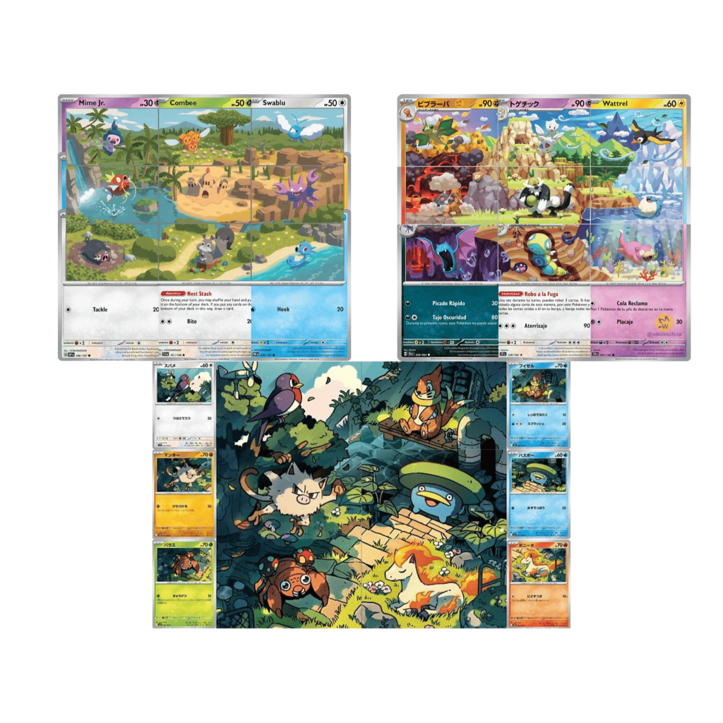 Genuine Pokemon Cards with pictures of Ayako Ozaki, Hyogonosuke ...